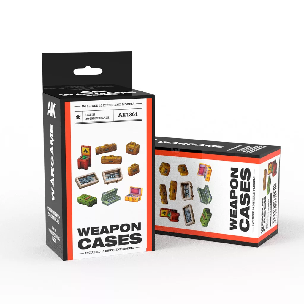 Weapon Cases Scenography Wargame Set (30-35mm) - Főnixcsarno